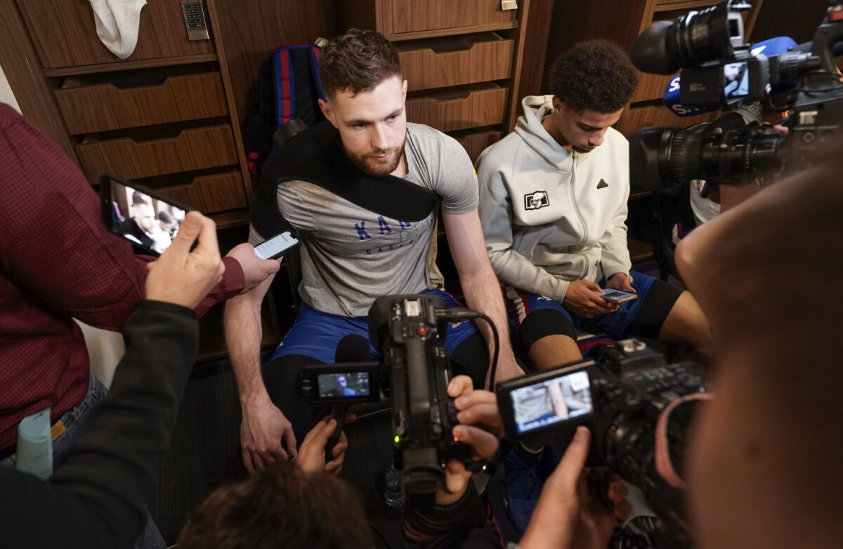 Photo Gallery: Kansas and Gonzaga preview their matchup - KU Sports